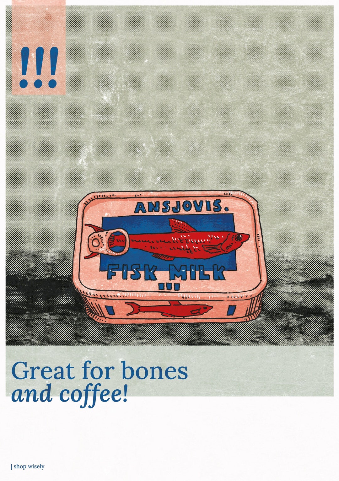 Fisk Milk Print - Etsy