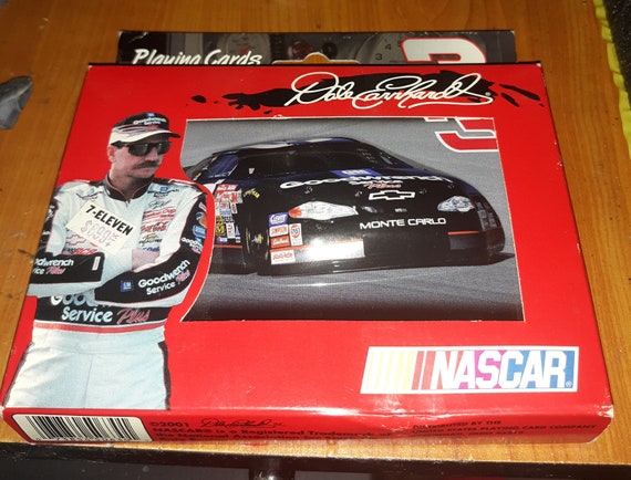 Vintage Dale Earnhardt Playing Cards Two Decks in a Collector | Etsy