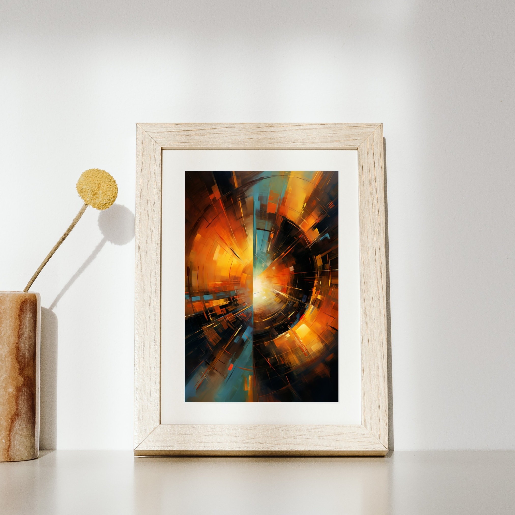 Abstract Art, AI Art, Wall Art, AI Wall Art, AI Generated Art, Digital ...