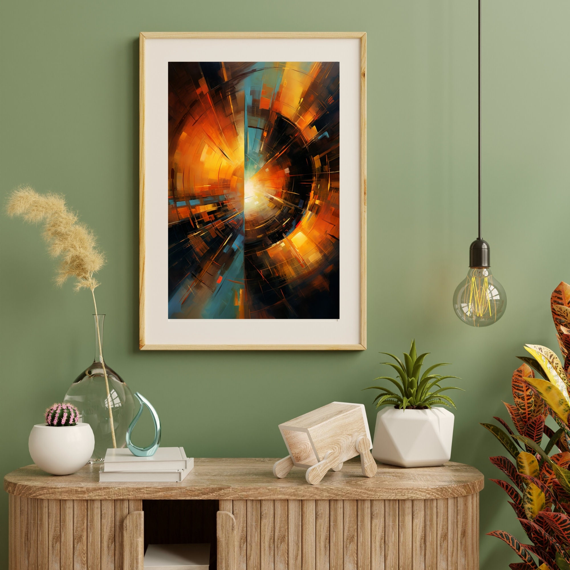 Abstract Art, AI Art, Wall Art, AI Wall Art, AI Generated Art, Digital Art Print, Digital ...