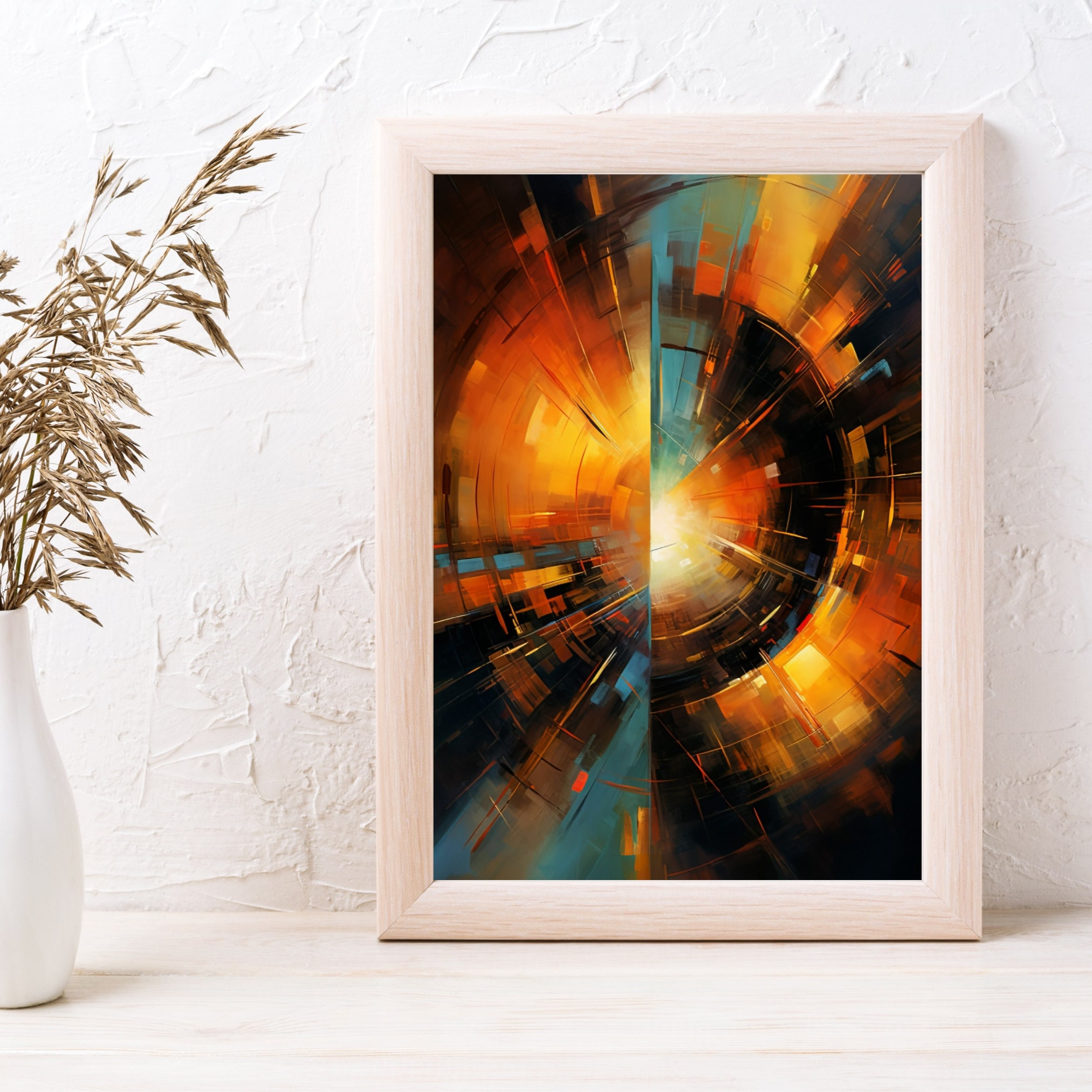 Abstract Art, AI Art, Wall Art, AI Wall Art, AI Generated Art, Digital ...