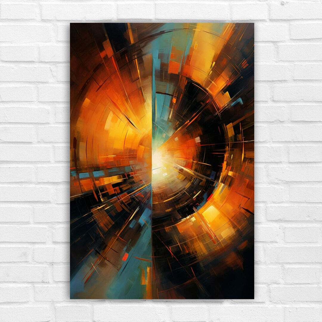 Abstract Art, AI Art, Wall Art, AI Wall Art, AI Generated Art, Digital ...
