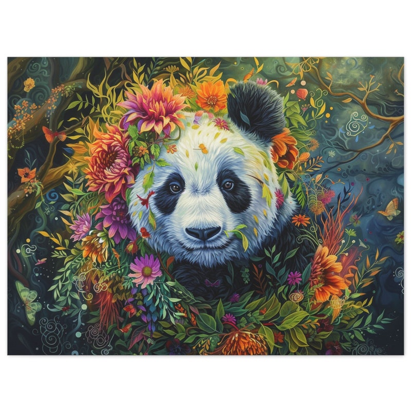 Panda Painting - Etsy