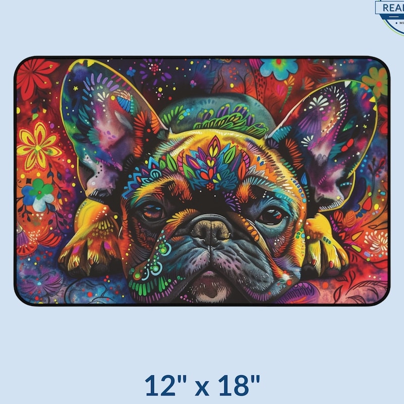 French Bulldog Mouse Mat - Etsy