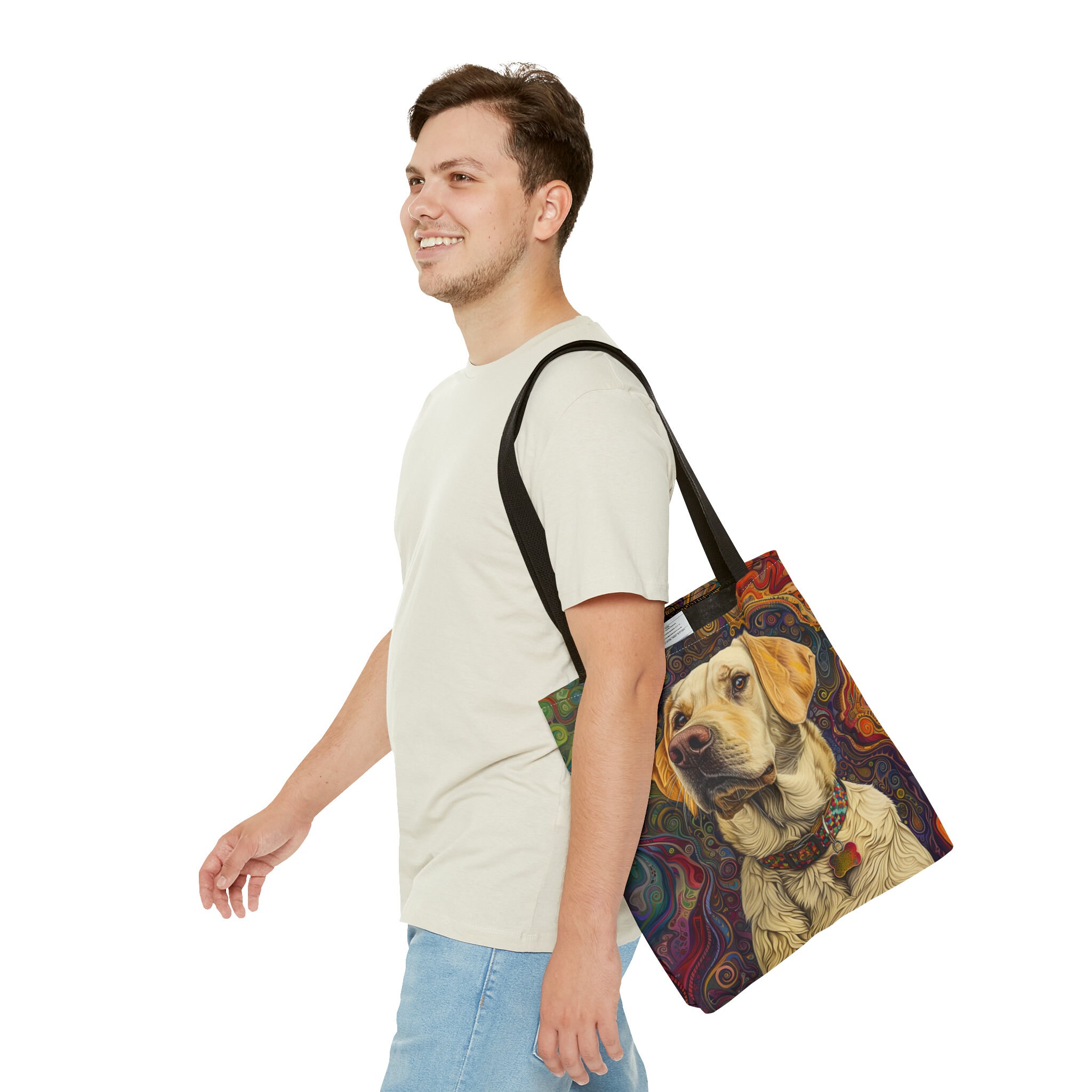 Yellow Labrador Retriever Tote Bag, Boho Dog Mom Gift - Etsy