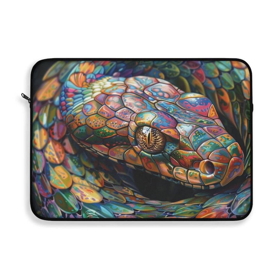 Rainbow Snake Laptop Sleeve: Pop Art Macbook/ipad Case - Etsy
