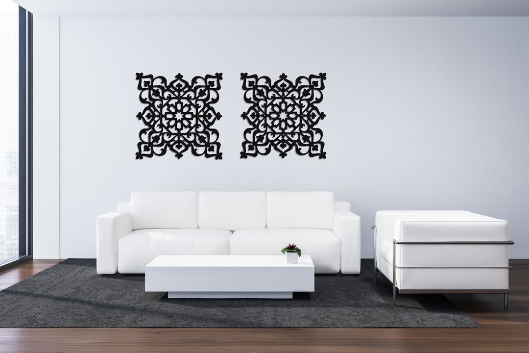 3D Stylish Wood Wall Art Decor, MOROCCAN PANEL, Arabic Wall Art ...