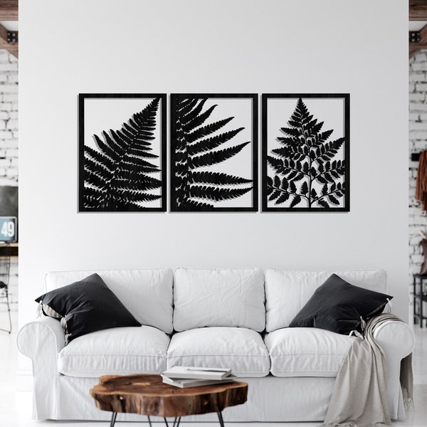 Fern Glass Wall Panel - Etsy