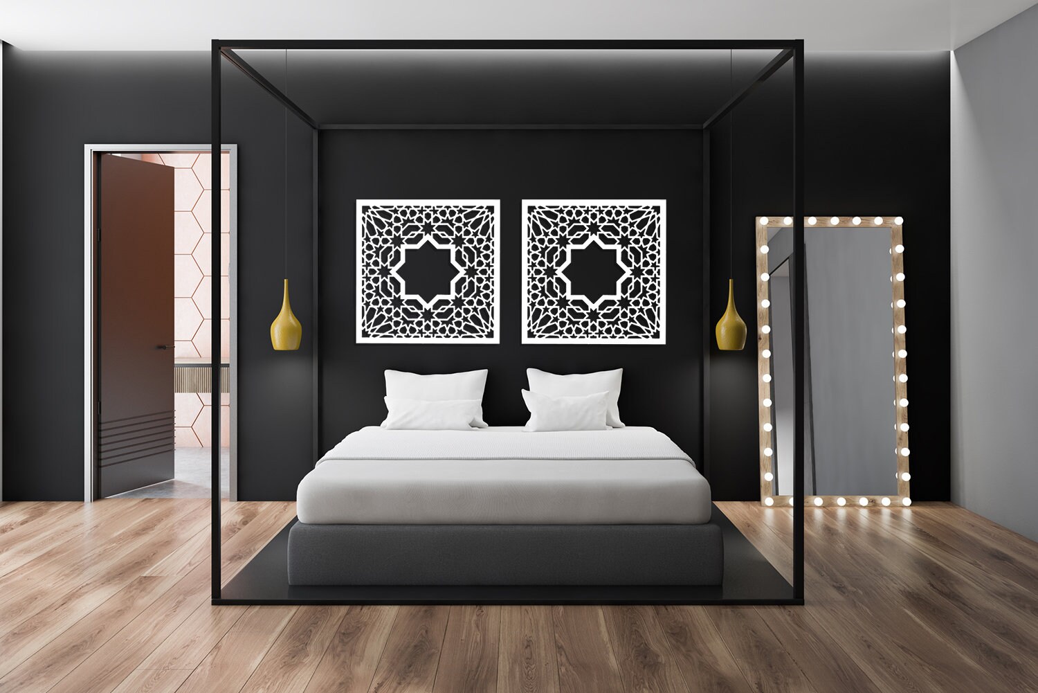 Decorative Glamour Graphics ALHAMBRA 60 Cm Wall Picture - Etsy