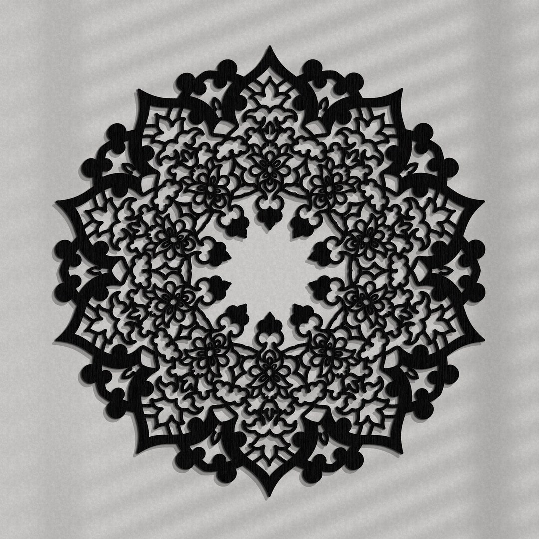 3D PERSIAN MANDALA, Openwork Panel, Stylish Wall Decor, Ornate Wall ...