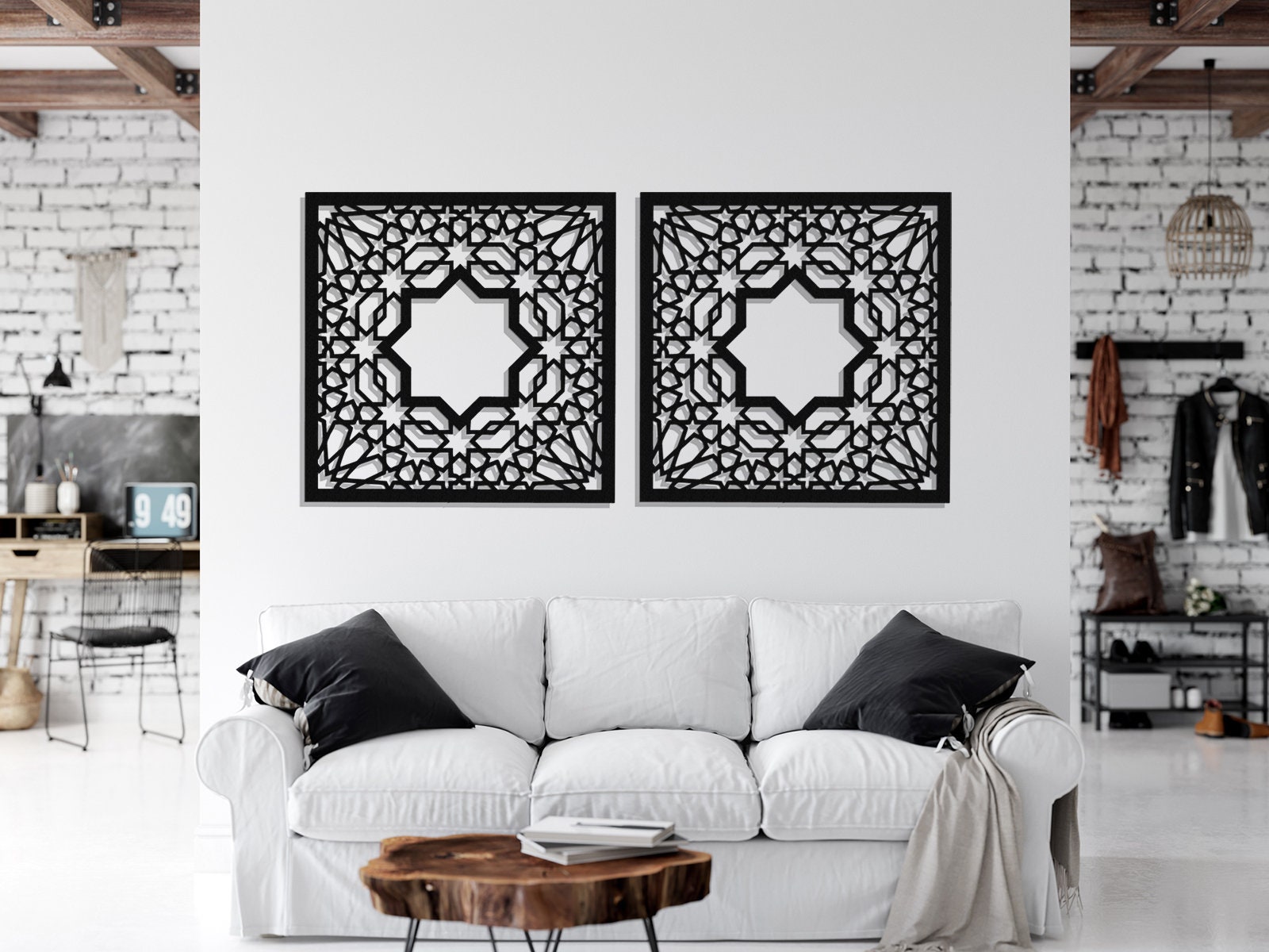Decorative Glamour Graphics ALHAMBRA 60 Cm Wall Picture - Etsy
