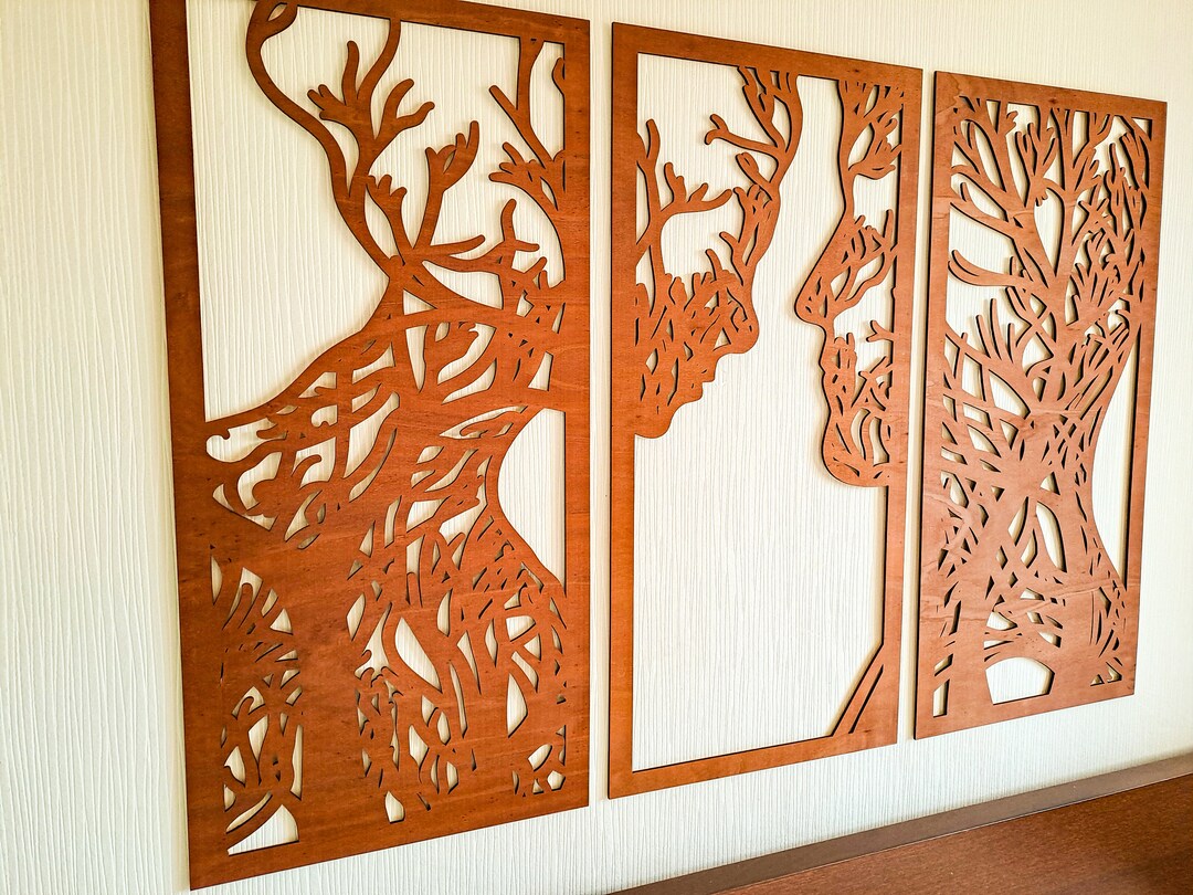 TREE OF LIFE Wooden Wall Art Decor Couplehome Decor Bedroom - Etsy