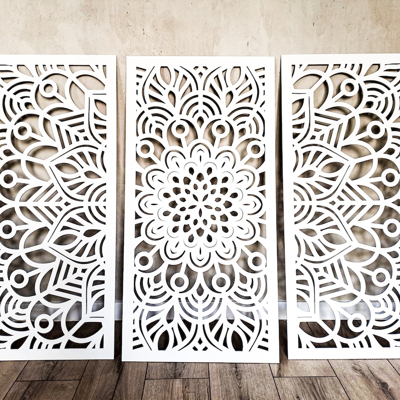 Wood Fretwork Wall Panels - Etsy
