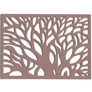 3D Decorative Openwork Panel, Forest Wall Picture, Wall Decor, Ornate ...