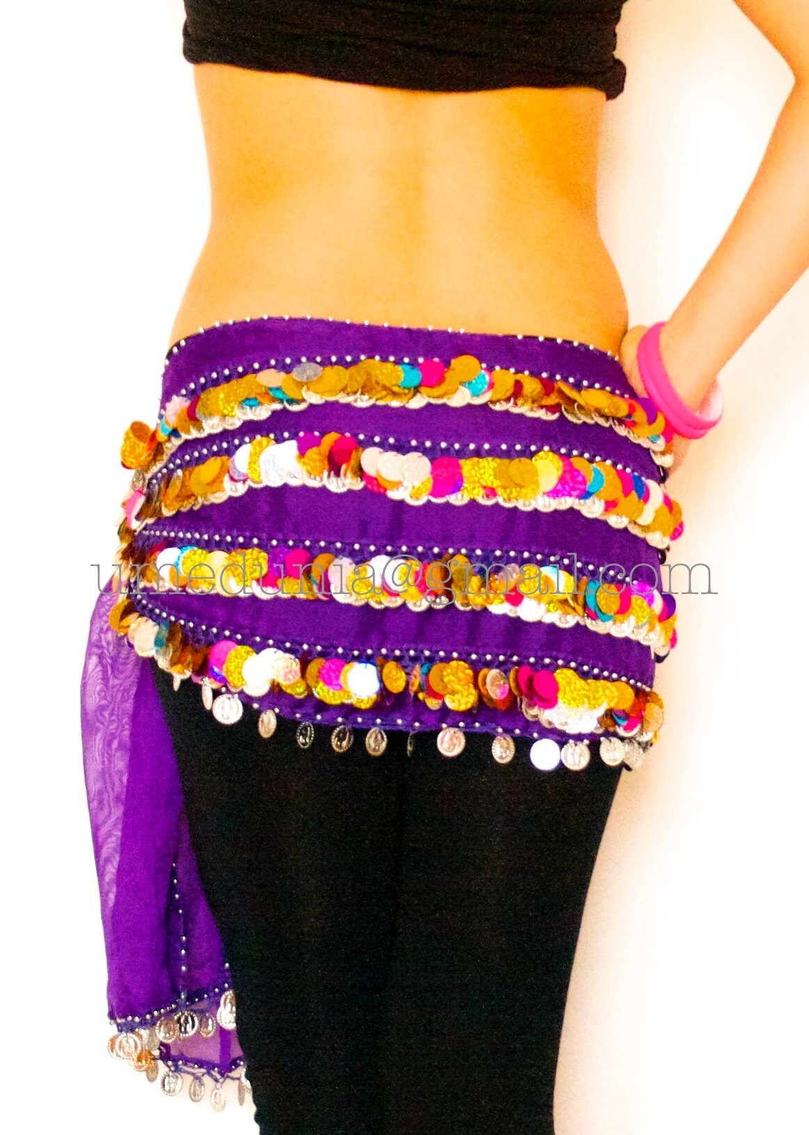 Colourful Plastic & Gold Silver Coins Belts Belly Dancing/ - Etsy