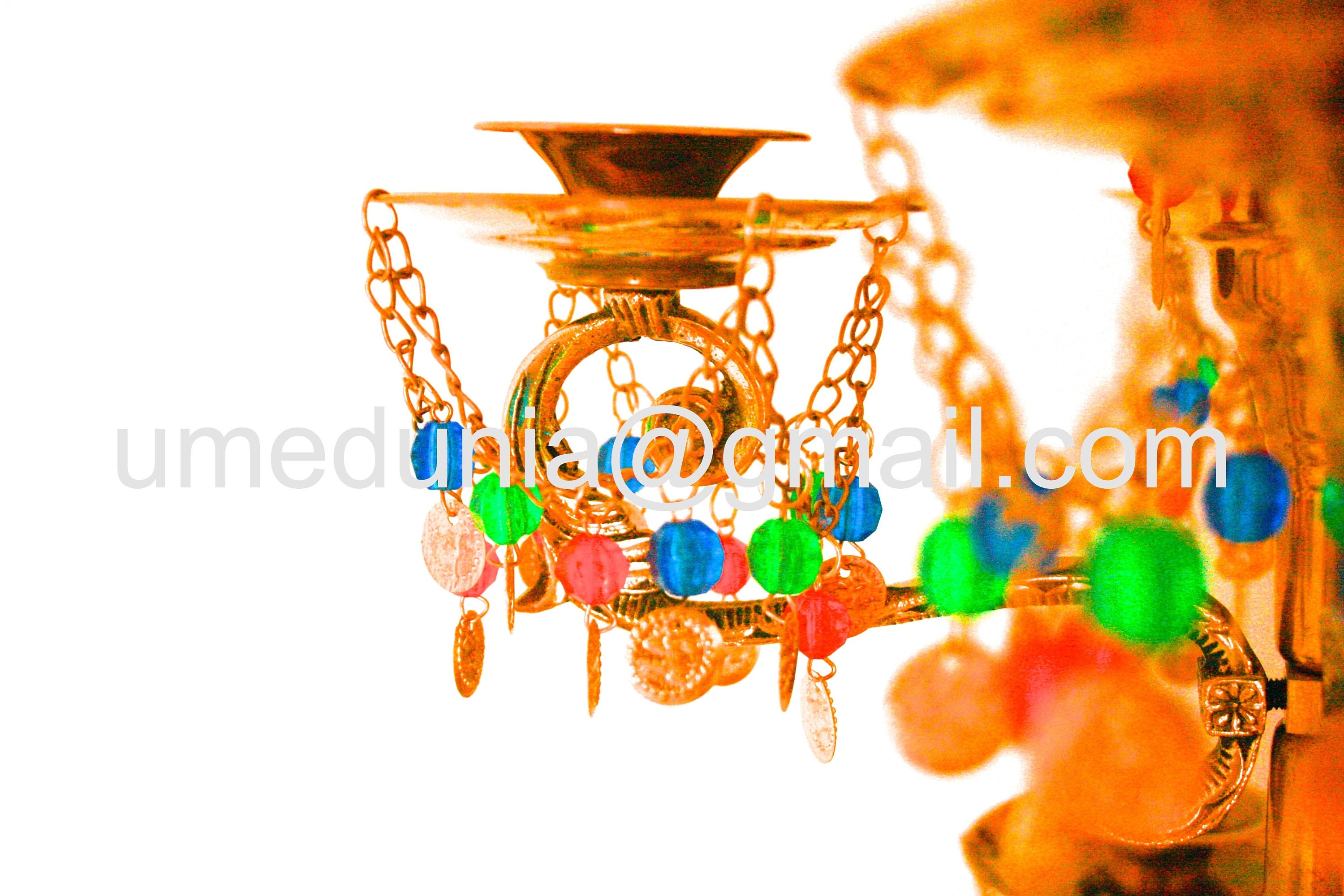 High Quality Brass Shemadan With Coins & Beads Belly Dancing/ Gold ...