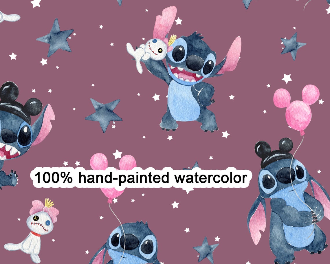 Lilo and Stitch Digital Paper Disney Digital Paper | Etsy