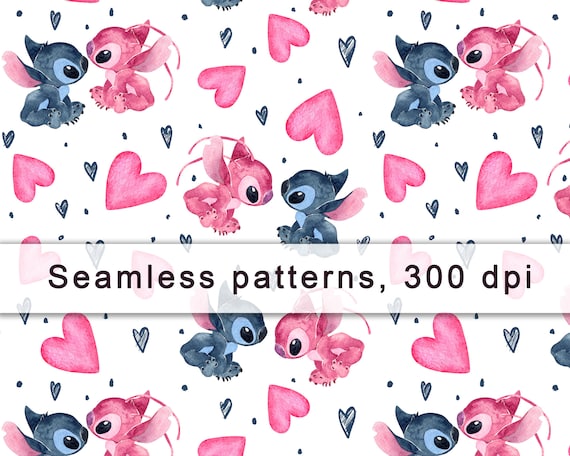 Lilo and Stitch digital paper Disney digital paper | Etsy