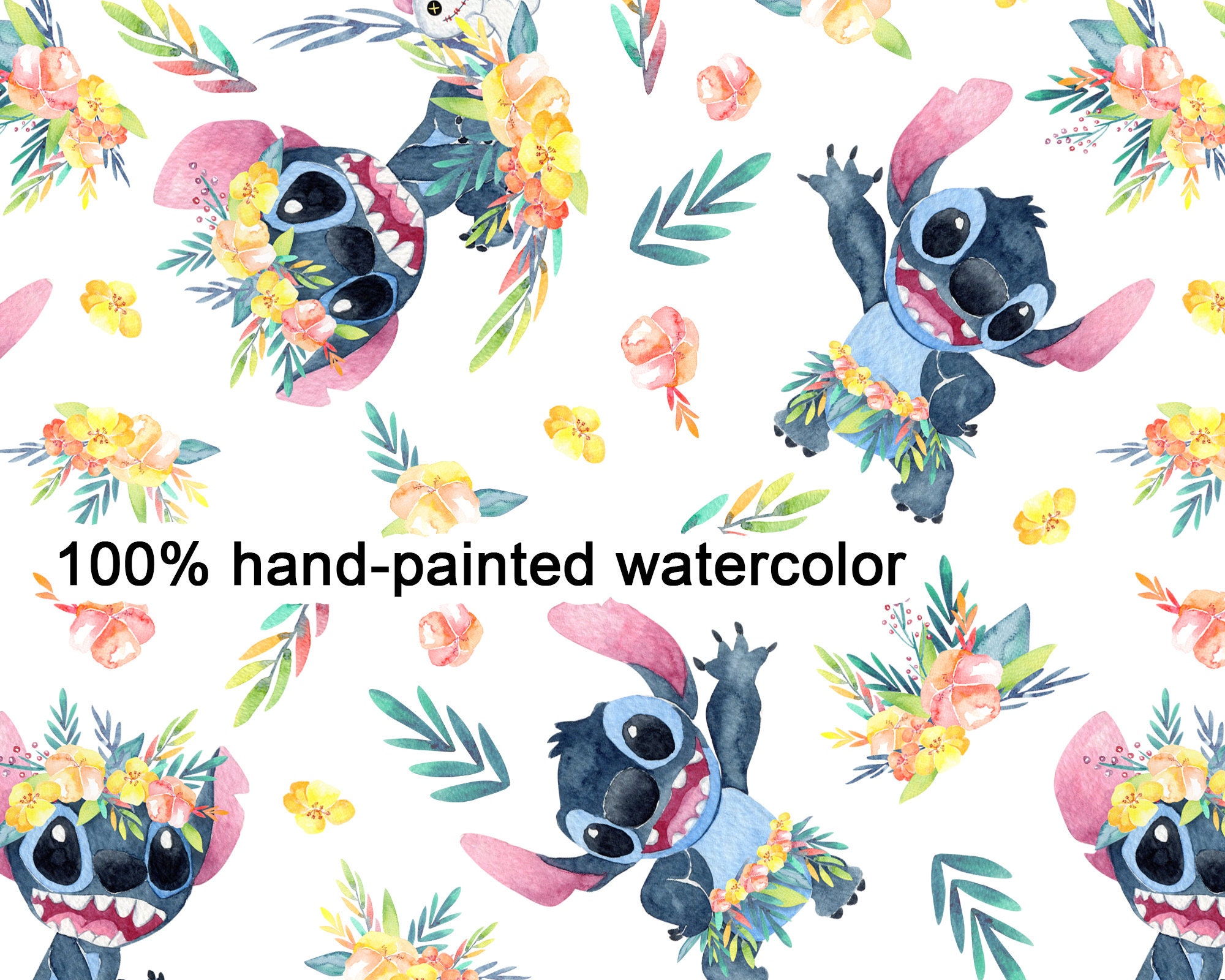 Papel digital Lilo y Stitch Magic Kingdom papel digital | Etsy
