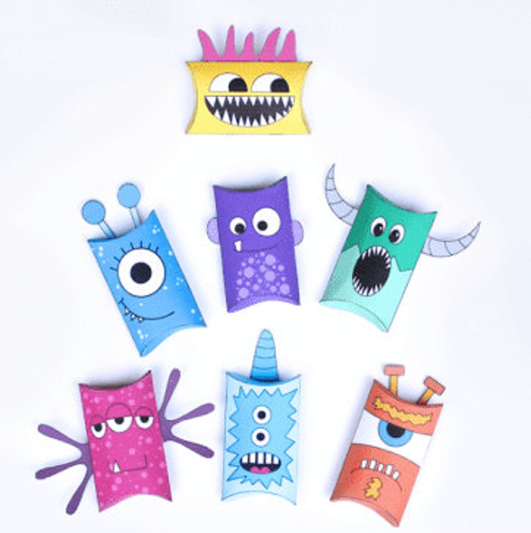 Monster Paper Printable Gift Packs - Etsy