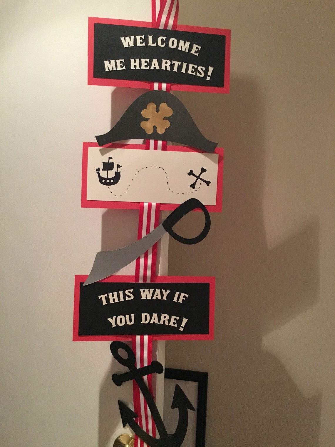 Pirate Party Welcome Sign Welcome Banner Pirate Themed - Etsy.de