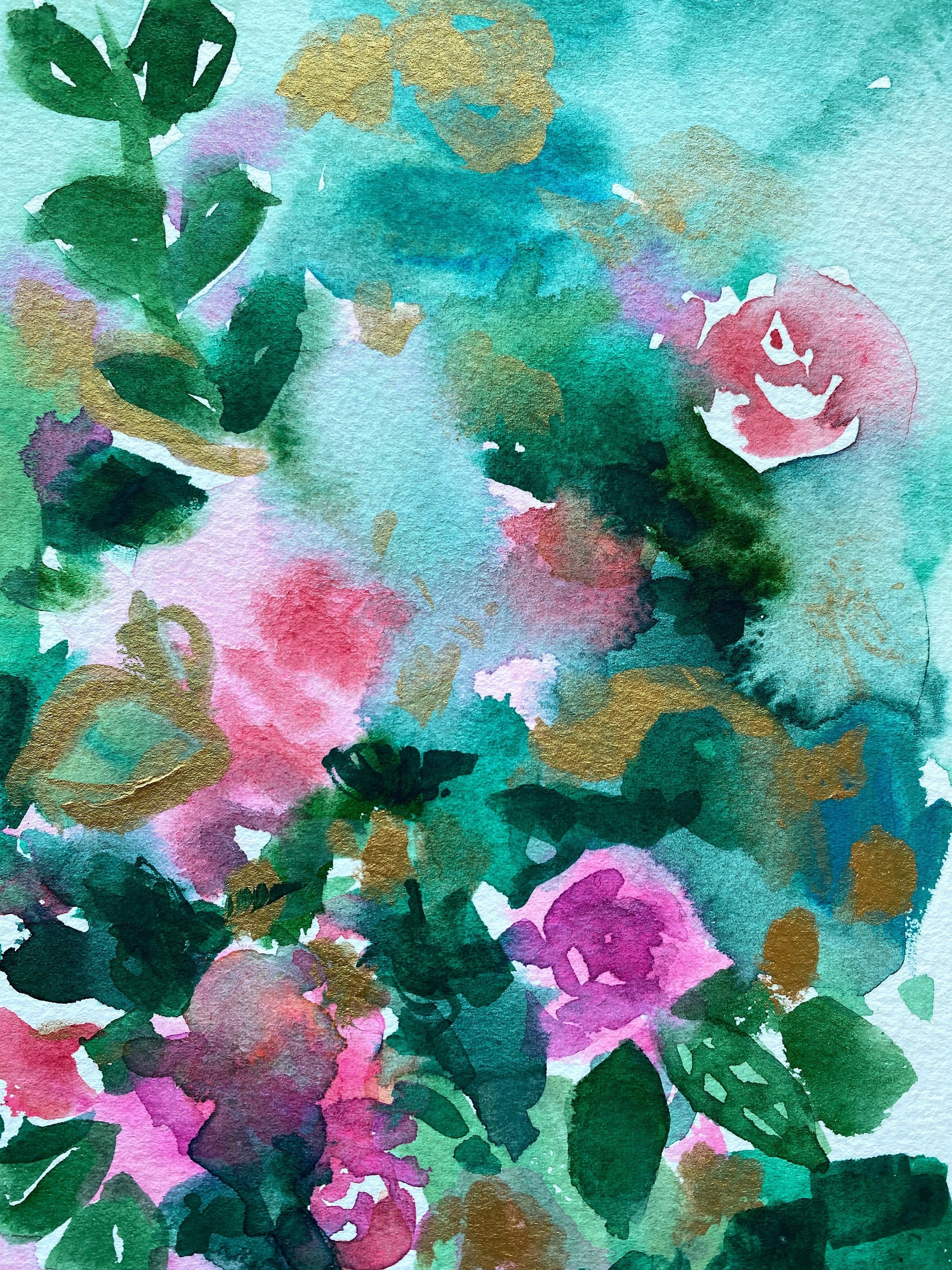 Original Botanical Painting, Floral Painting, Floral Artwork for Walls ...