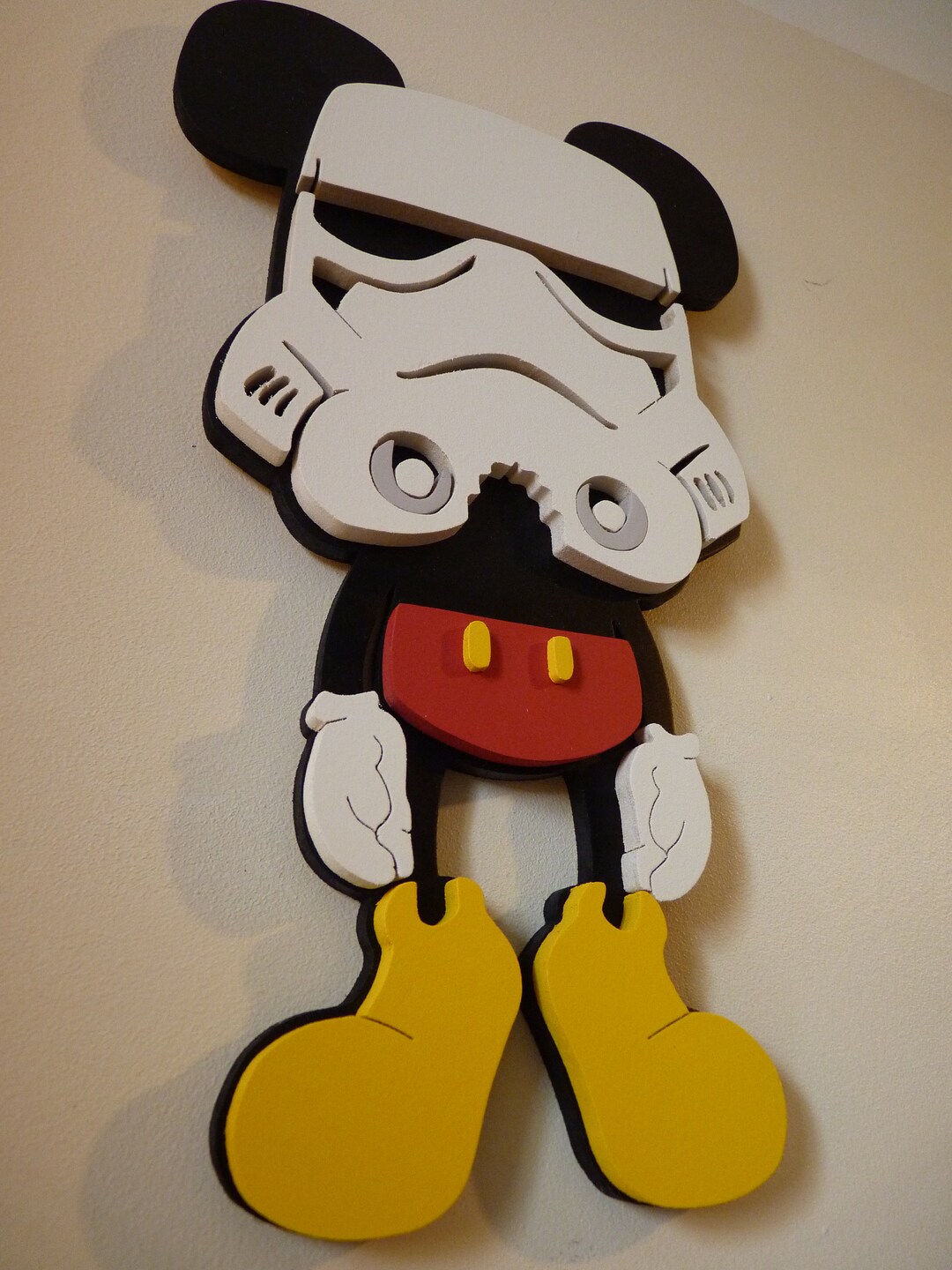 Mickey Stormtrooper, Wooden Decoration - Etsy
