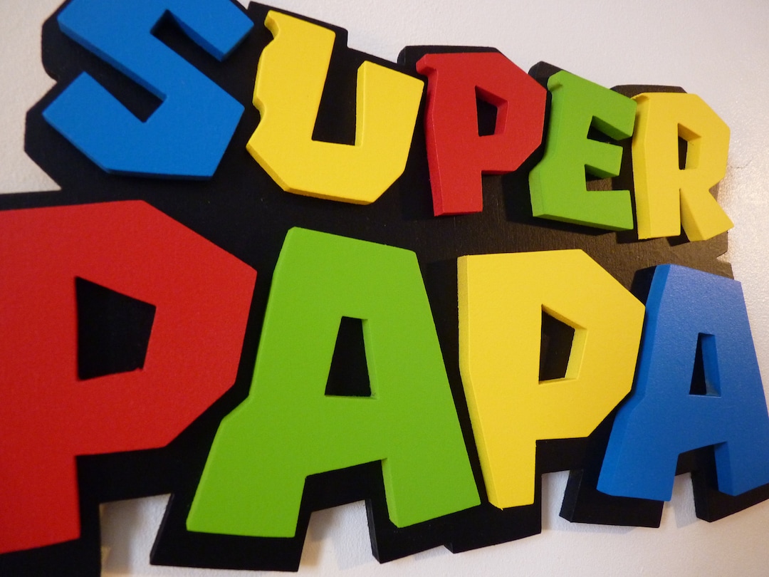 Super Papa façon Super Mario - Etsy France