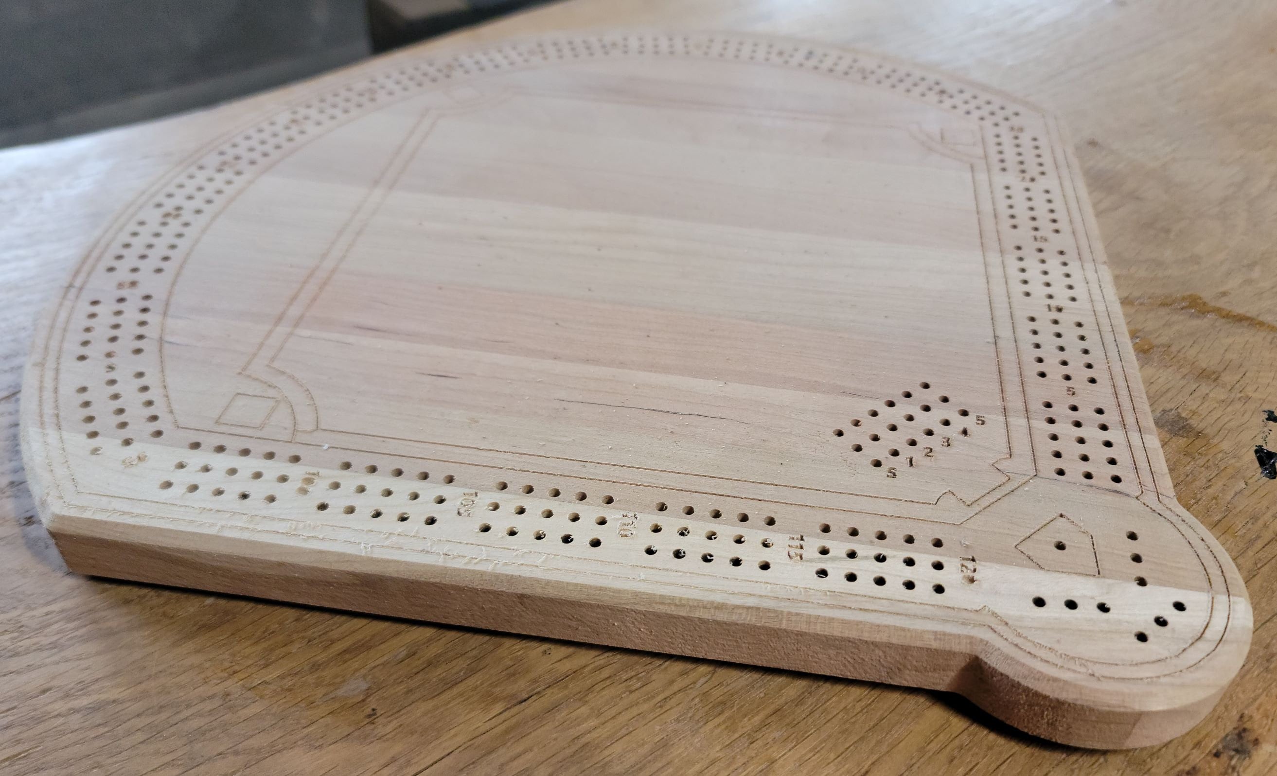 Baseball Diamond Cribbage 3 Track Layout Digital File Svg, Ai, Dxf, Pdf ...