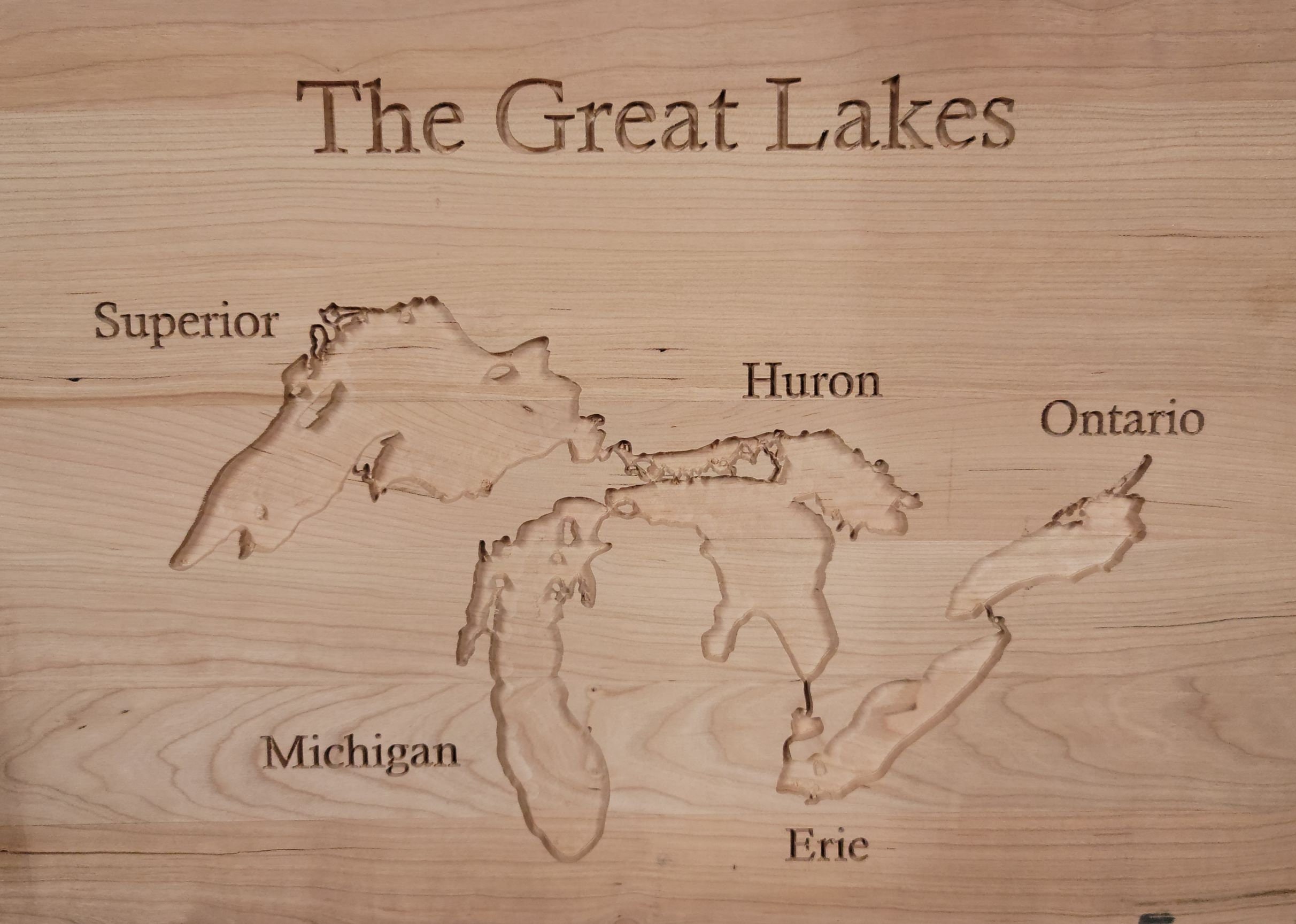 Digital Download File. the Great Lakes Svg, Dxf, Pdf, Ai, Eps for CNC ...