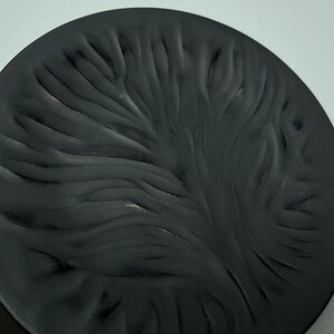 Lalique France Black Tree of Life 7 3/4 Salad Plate Glass Crystal ...