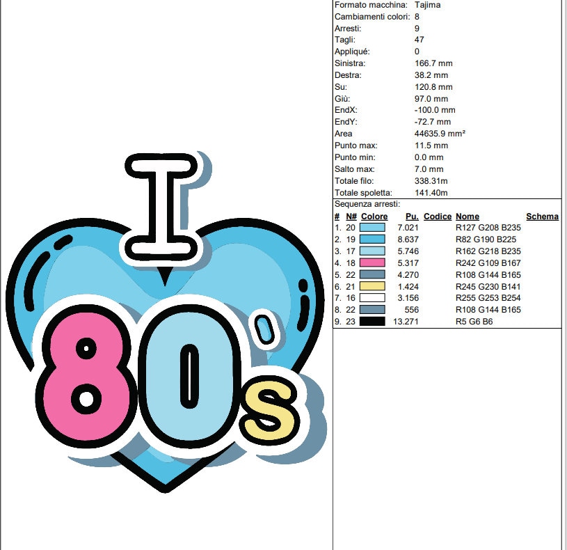 80's Embroidery Designs-embroidery Pattern Machine Embroidery Design 80 ...