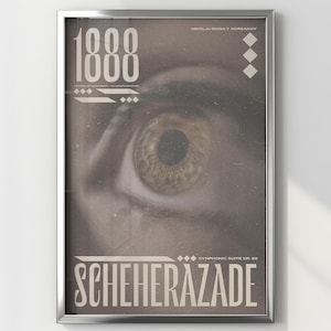 Scheherazade Nikolai Rimsky Korsakov | Classical Music Concert Poster ...