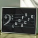 Bass Clef Note Names Poster | Music Education Poster, Black - Etsy