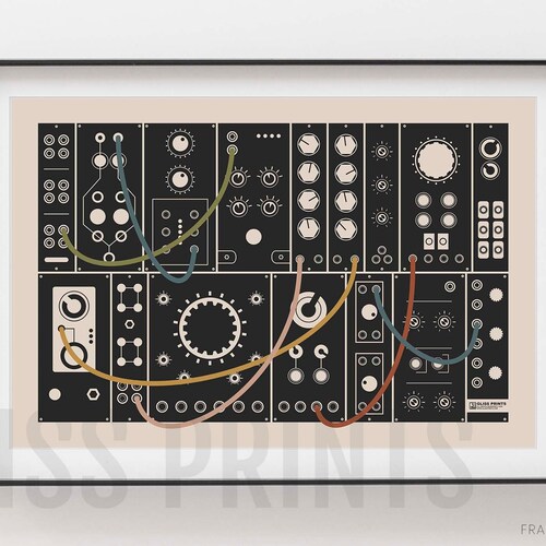 Modular Synthesizer Poster Inspired by Eurorack Gift for - Etsy