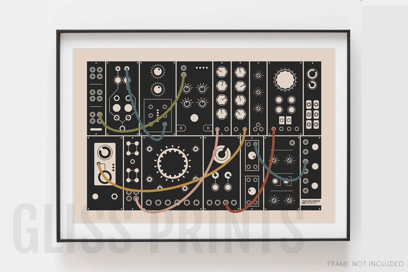 Modular Synthesizer Poster Inspired by Eurorack Gift for - Etsy