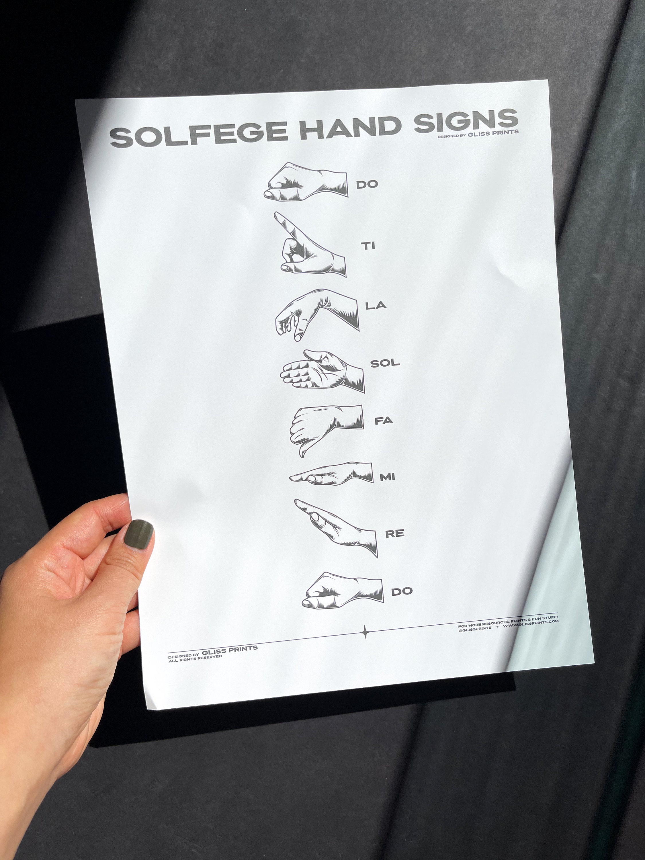 Do Solfege Hand Signs Printable