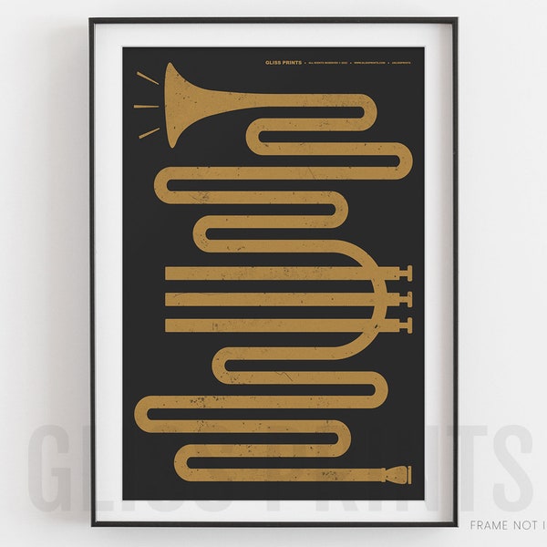 Trumpet Art - Etsy