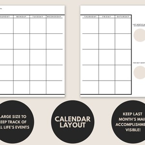 Undated Creative Life Planner | Weekly and Monthly Printable PDF ...