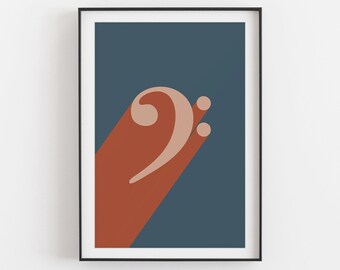 Alto Clef / Tenor Clef Poster Music Art Print - Etsy