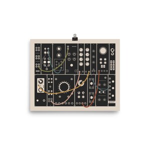 Modular Synthesizer Poster Inspired by Eurorack Gift for Music Producer ...