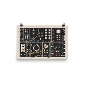 Modular Synthesizer Poster Inspired by Eurorack Gift for Music Producer ...