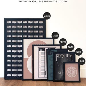 Orchestral Instruments in Score Order With Transpositions Print, Cream ...