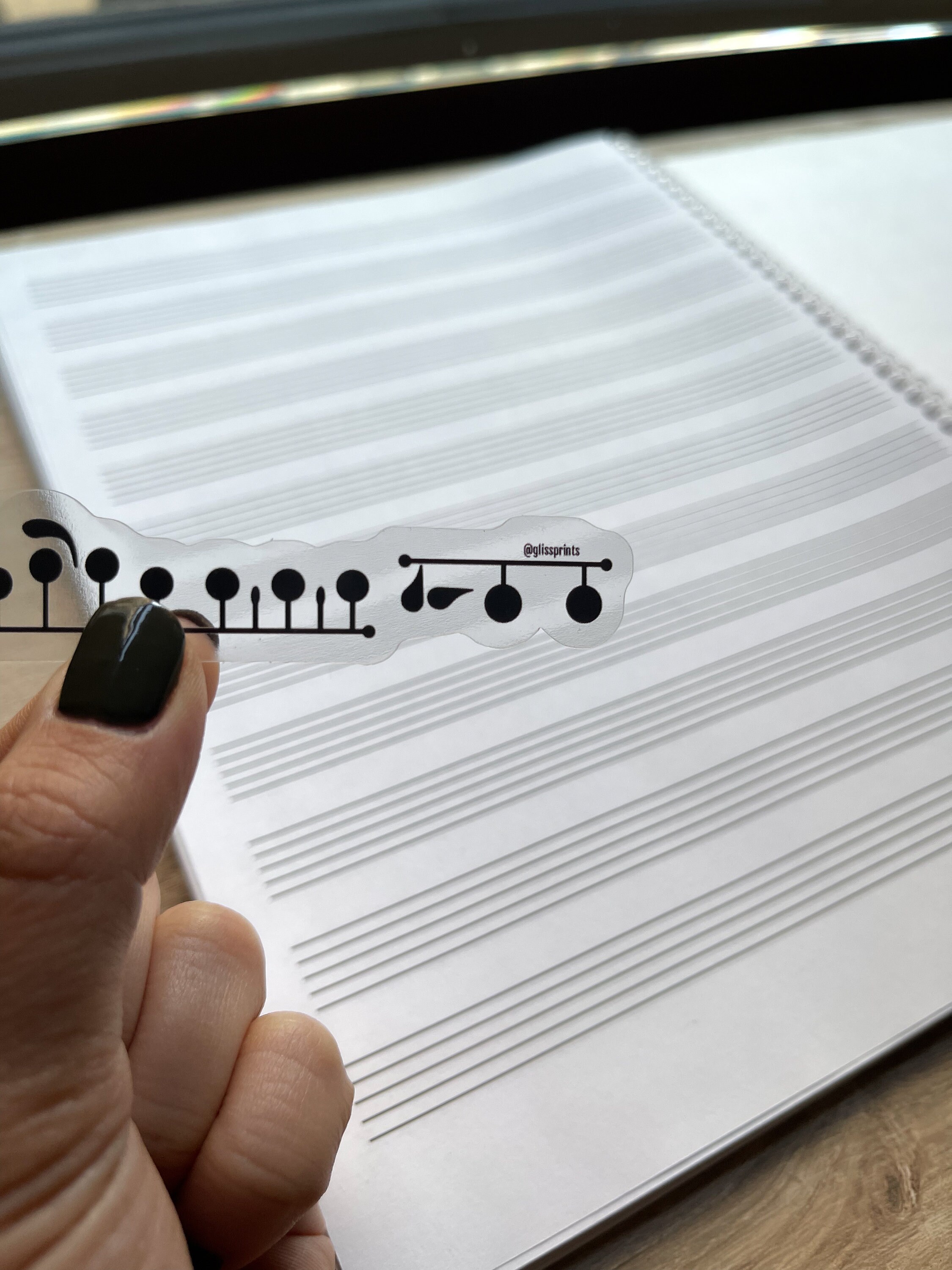 Flute Keys Clear Sticker Musical Instrument Sticker | Etsy