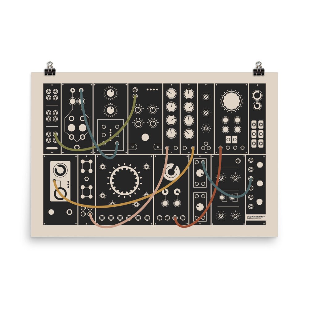 Modular Synthesizer Poster Inspired by Eurorack Gift for - Etsy