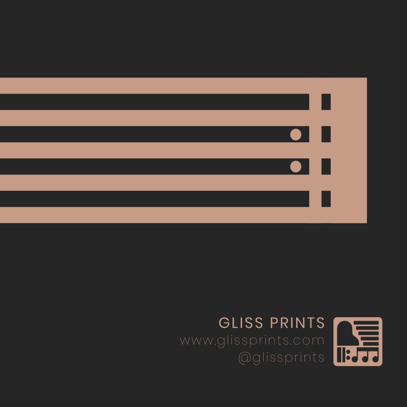 Music Staff Repeat Sign Print Music Art Pink - Etsy