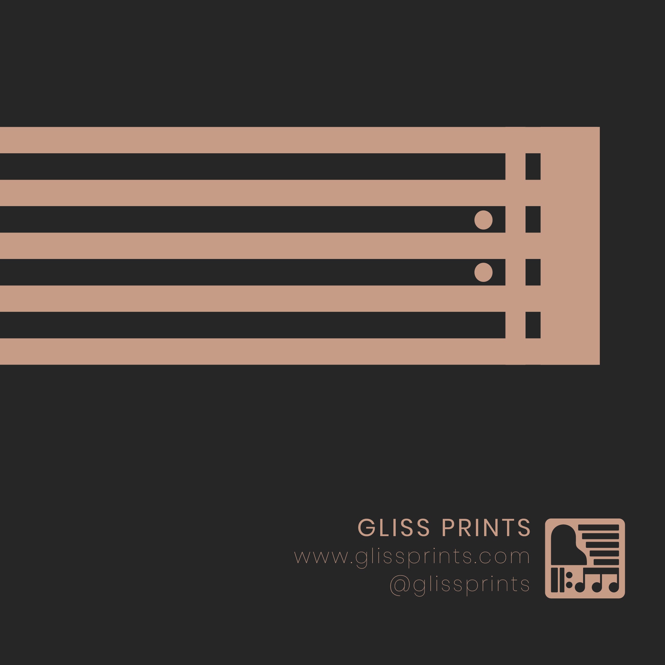 Music Staff Repeat Sign Print Music Art Pink - Etsy