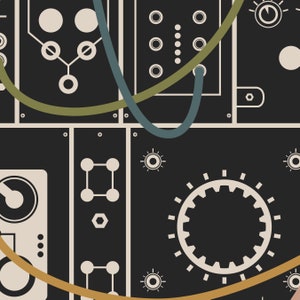 Modular Synthesizer Poster | Inspired by Eurorack | Gift for Music ...