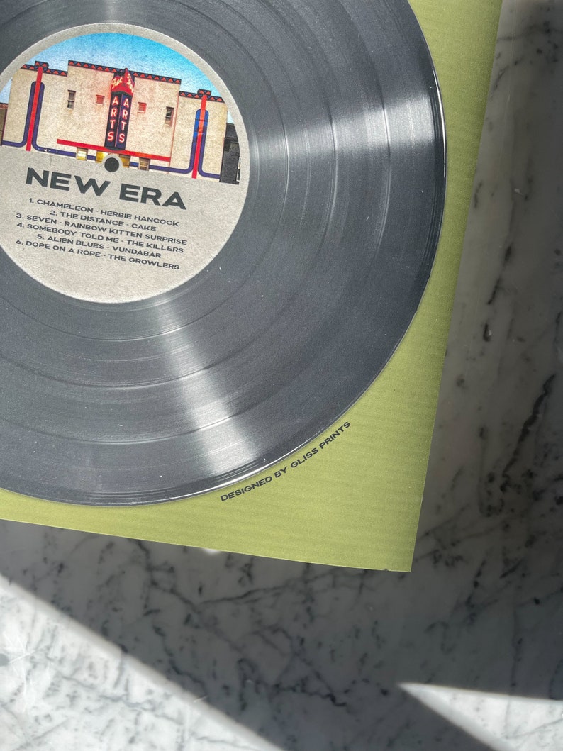 Custom Vinyl Record Print Personalized Music Poster Gift - Etsy