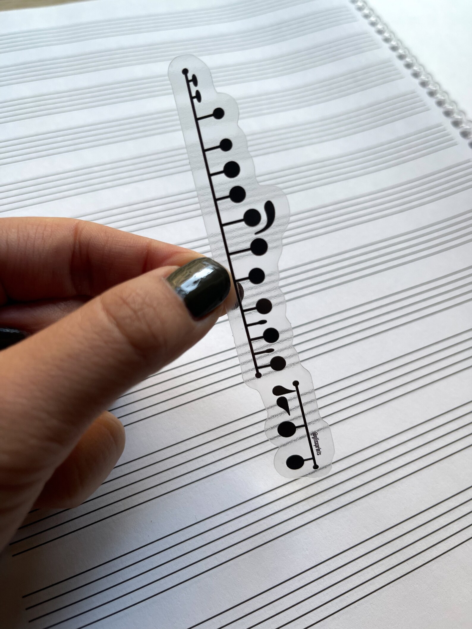 Flute Keys Clear Sticker Musical Instrument Sticker | Etsy